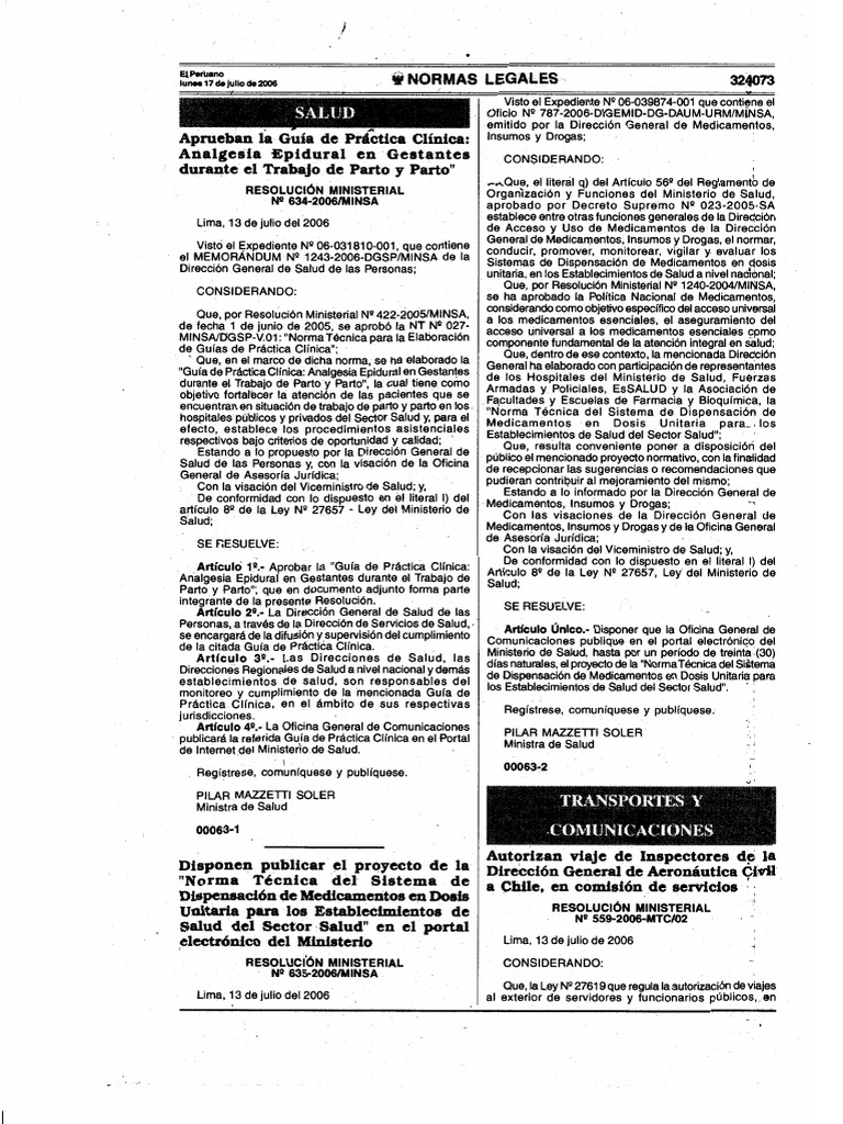 Rm-634-2006-Minsa | PDF