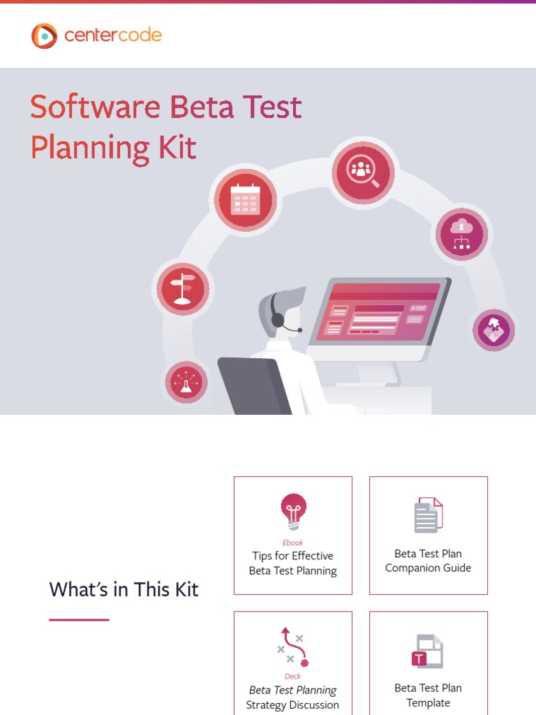 Software Beta Test Planning Kit | PDF | Software Testing | Software ...