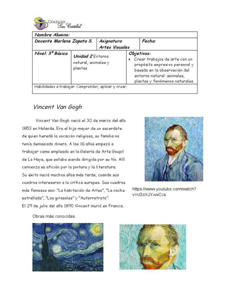 Guia Artes Visuales 3°basico (08-10-2020) | PDF