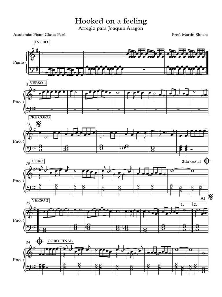 Hooked On A Feeling | PDF