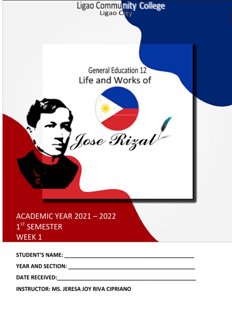 Life and Works of Rizal Module 1 | PDF | Philippines