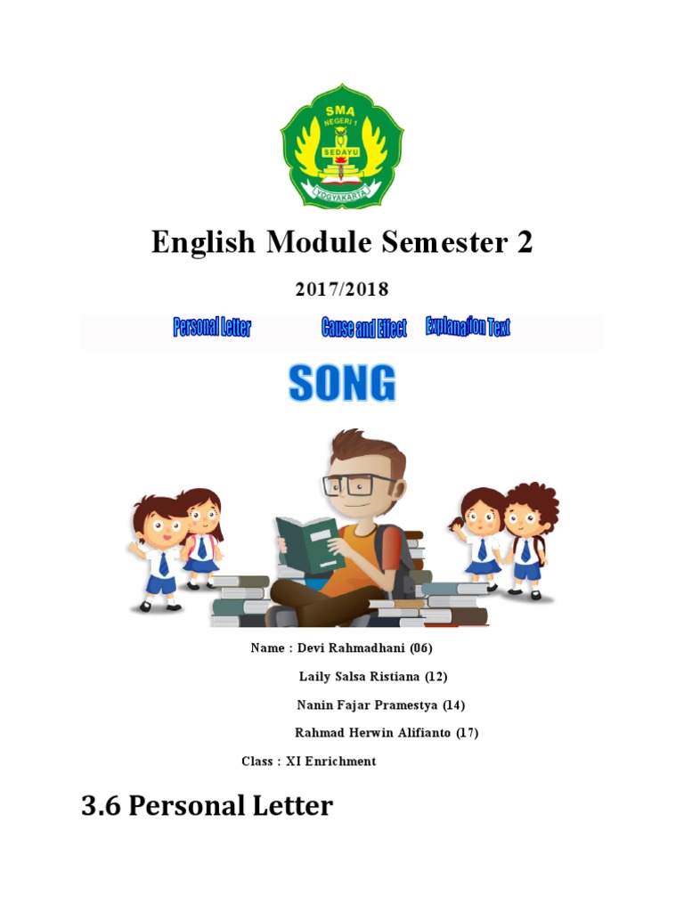 English Module Semester 2 | PDF | Chocolate | Song Structure