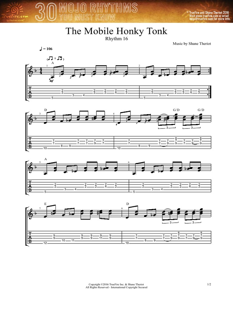 The Mobile Honky Tonk: Rhythm 16 | PDF | Law | Copyright Law