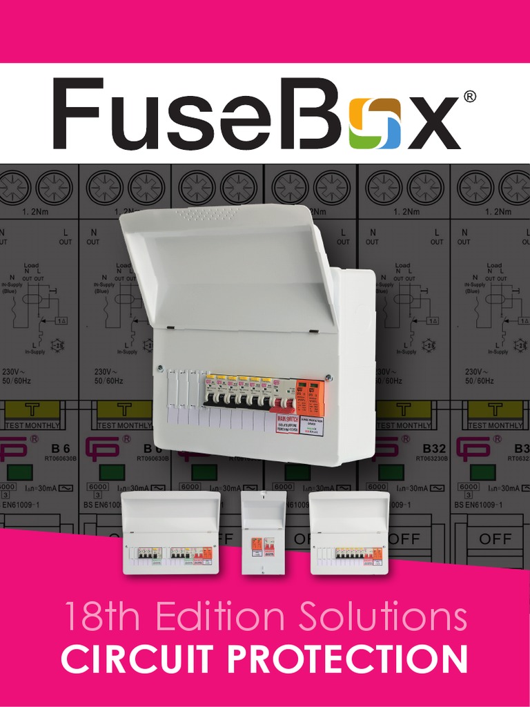 18th Edition Consumer Unit Solutions | PDF | Fuse (Electrical) | Power ...