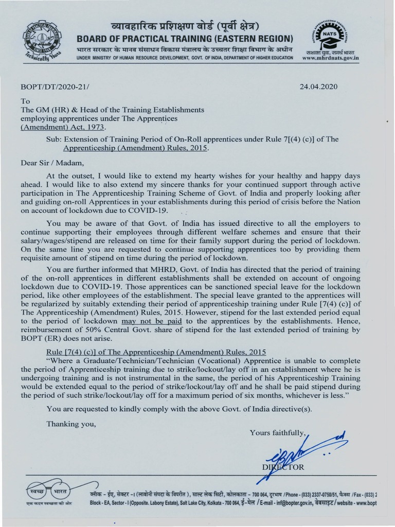 Board of Practical Training (Eastern Region) : - ?F Ftnl1T | PDF | Apprenticeship | Employment