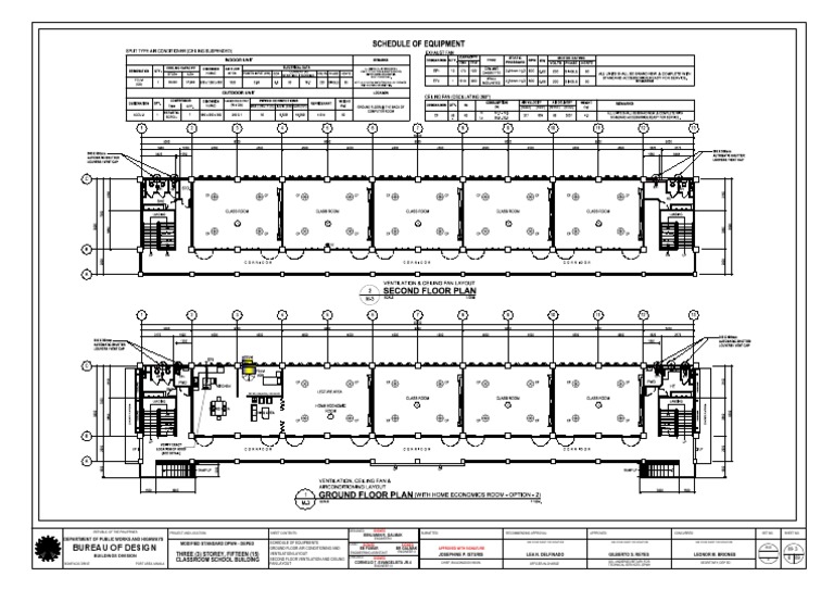 Bureau of Design: Three (3) Storey, Fifteen (15) Classroom School ...