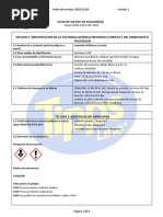 Ryzup 40 SG Hhoja de Seguridad | PDF | Agua | Toxicidad