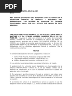 Carta Poder para Tramites Funerarios | PDF | Derecho