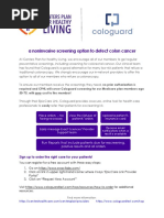 Bowel Cancer Screening Participant Form | PDF | Screening (Medicine)