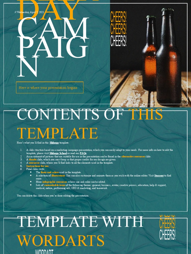 Beer Marketing Campaign Template | PDF | Planets | Mercury (Planet)
