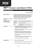 3M 7871 Label Datasheet | PDF | Industrial Processes | Building Materials