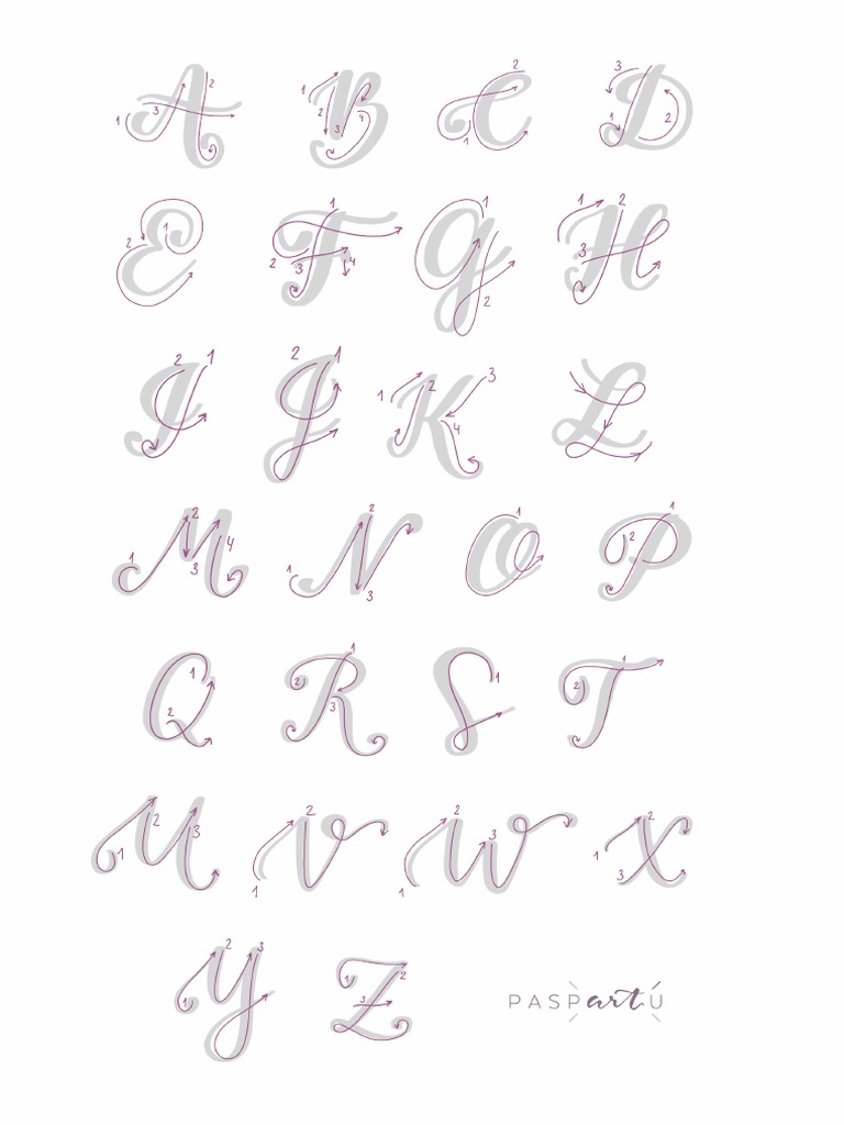 ABC Lettering GUIA 1 | PDF