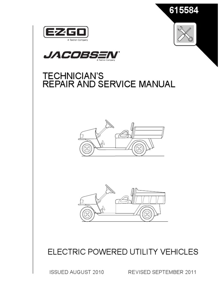 E Z GO Jacobsen - MPT 800 1000 - Jacobsen 800 1000 E - Service and ...