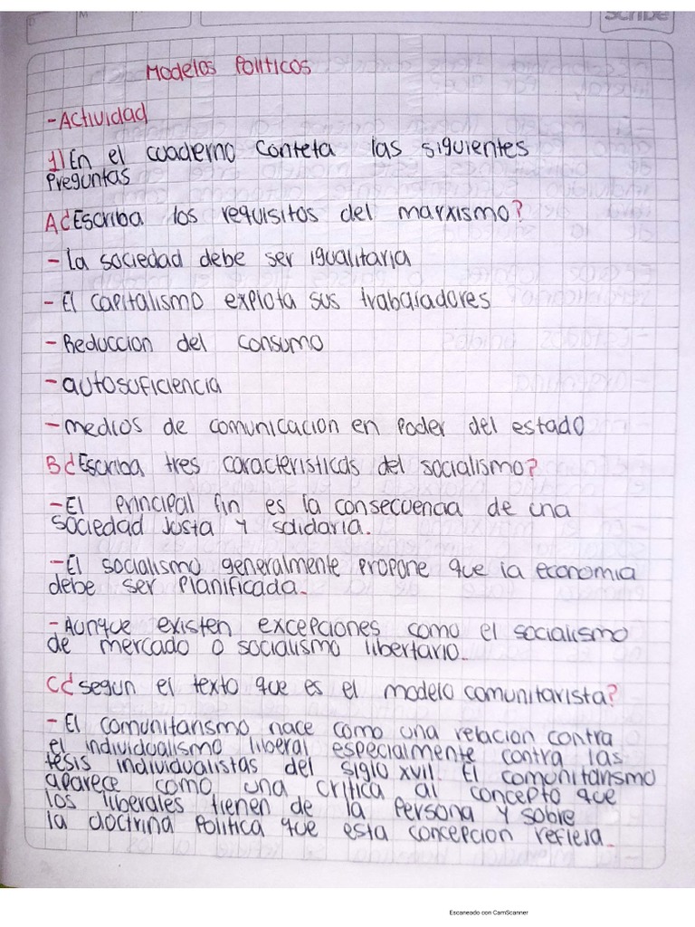 Modelos Politicos | PDF