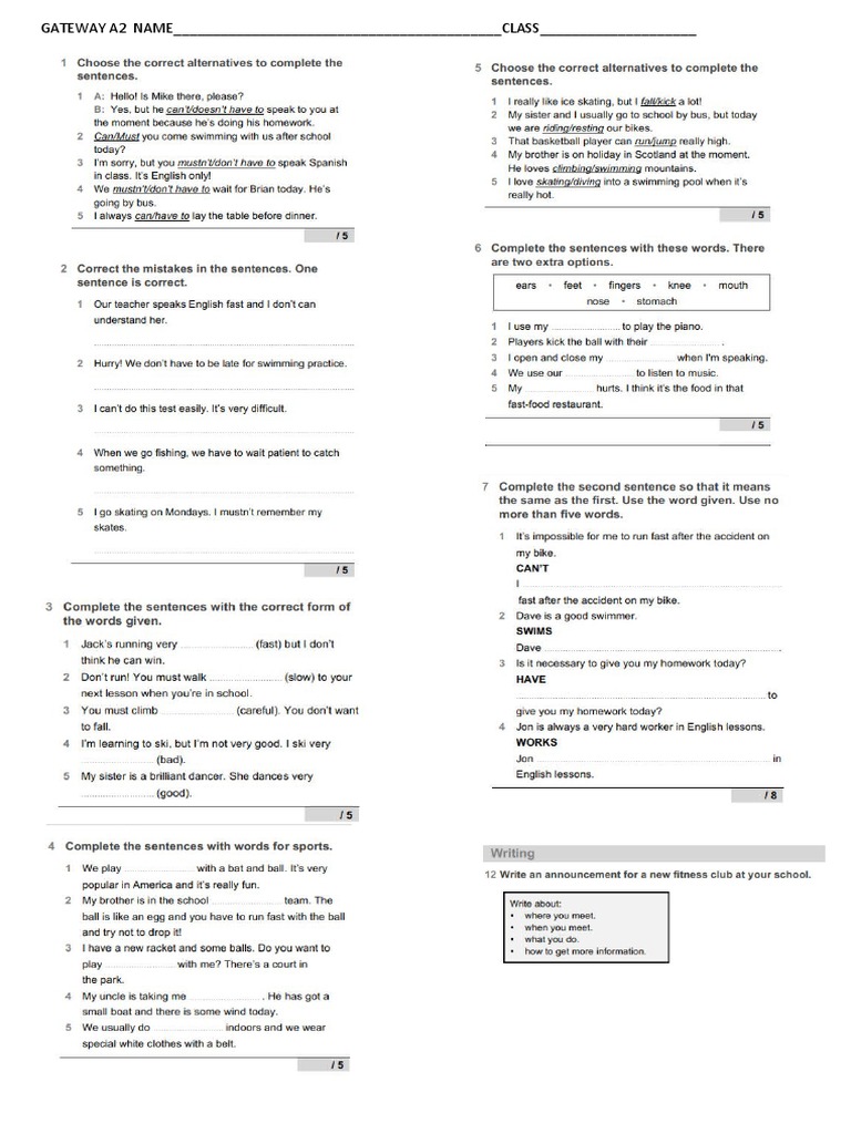 GATEWAY A2 Unit 3 | PDF | Computers