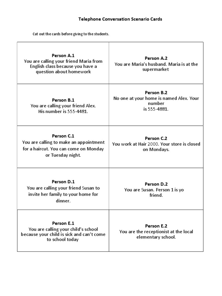 Conversation Cards | PDF