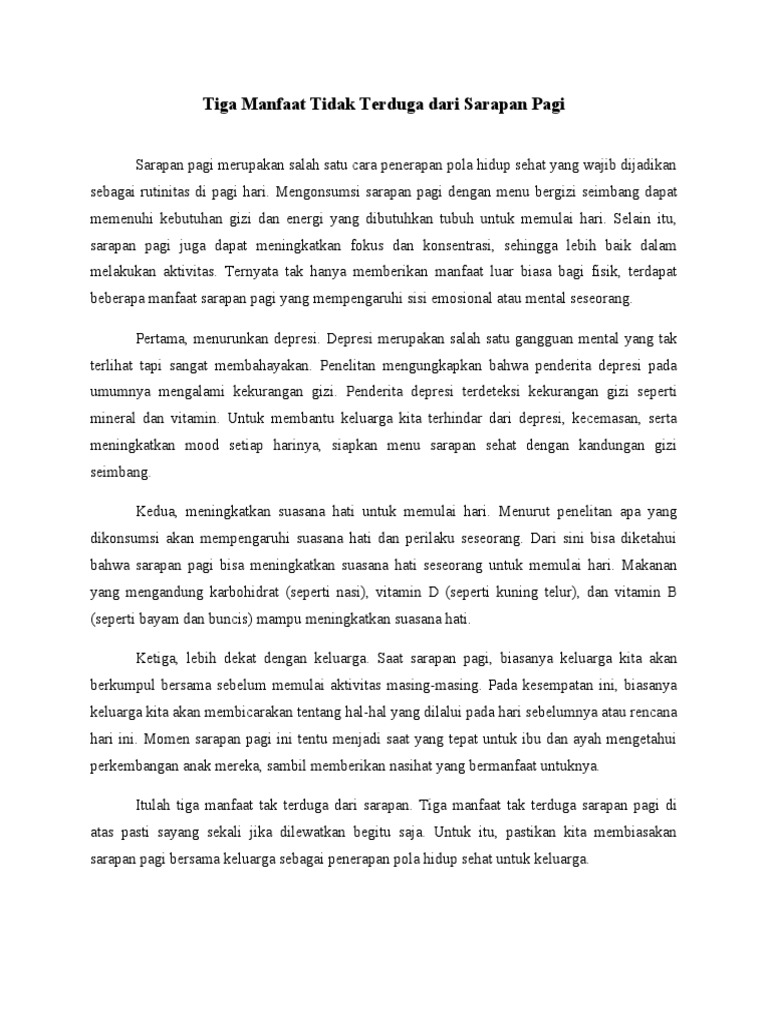 Translate Essay Bahasa Inggris | PDF | Pengembangan Diri