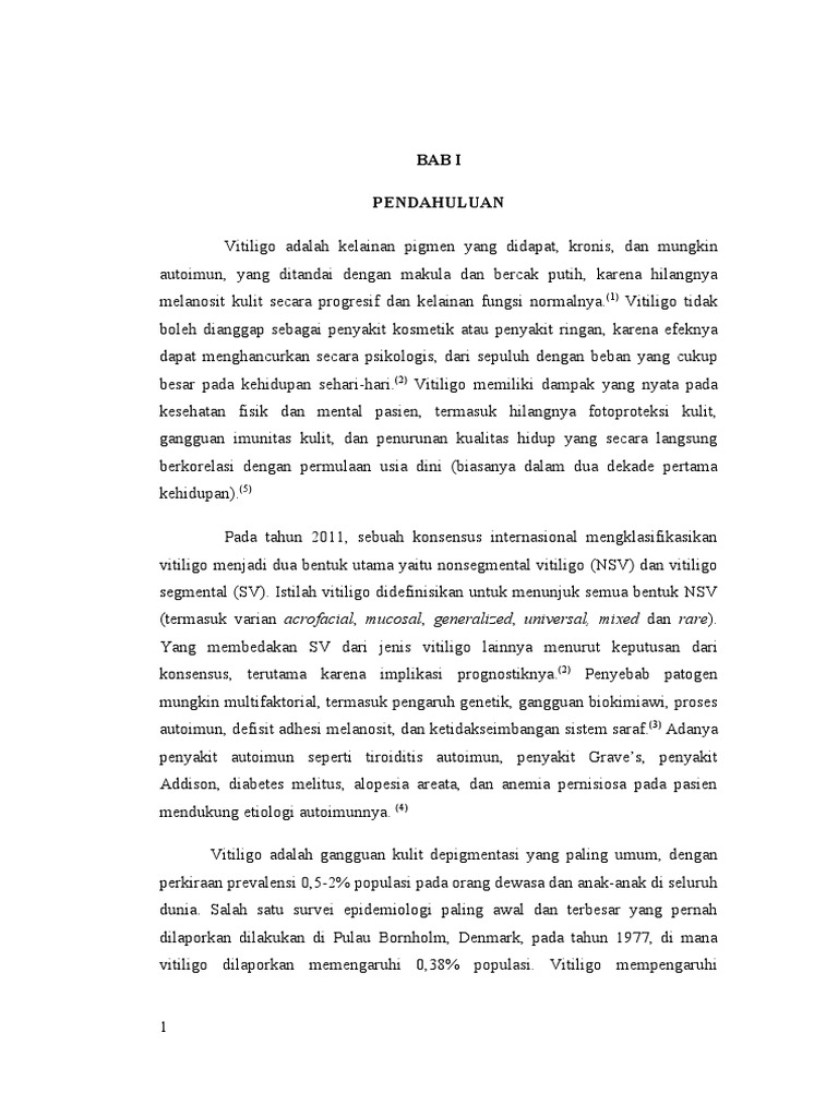 Referat Vitiligo Isi | PDF