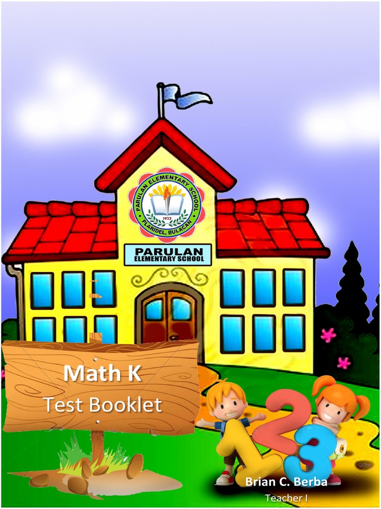 Math K Test Booklet | PDF