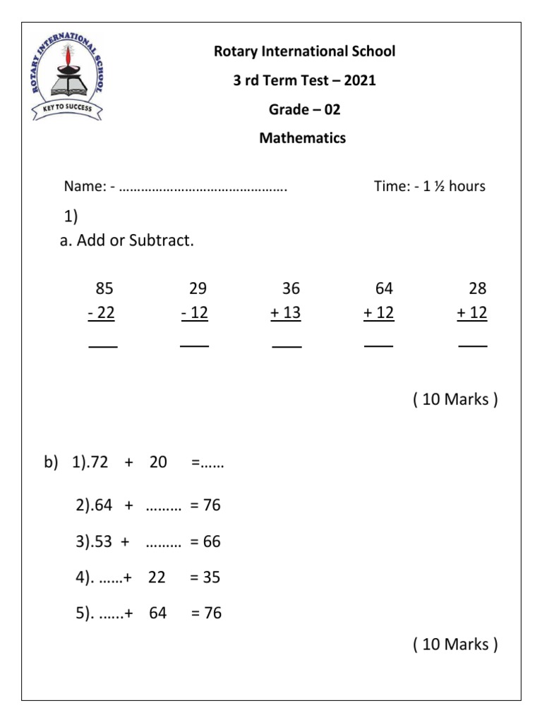Maths - gr2 | Download Free PDF | Mathematics