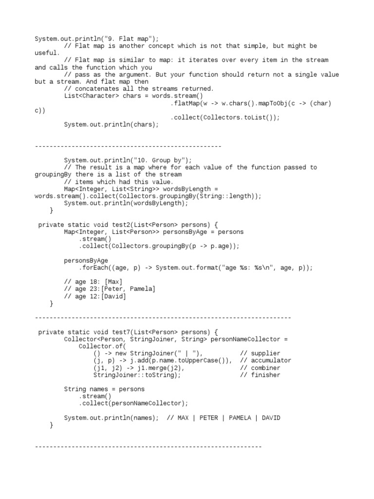 Java 8 Questions | PDF | Computer Programming | Software Engineering