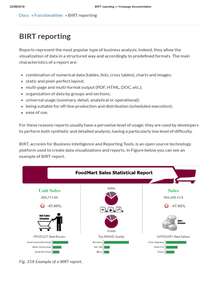 BIRT Reporting for BI Developers | PDF | Databases | Hyperlink