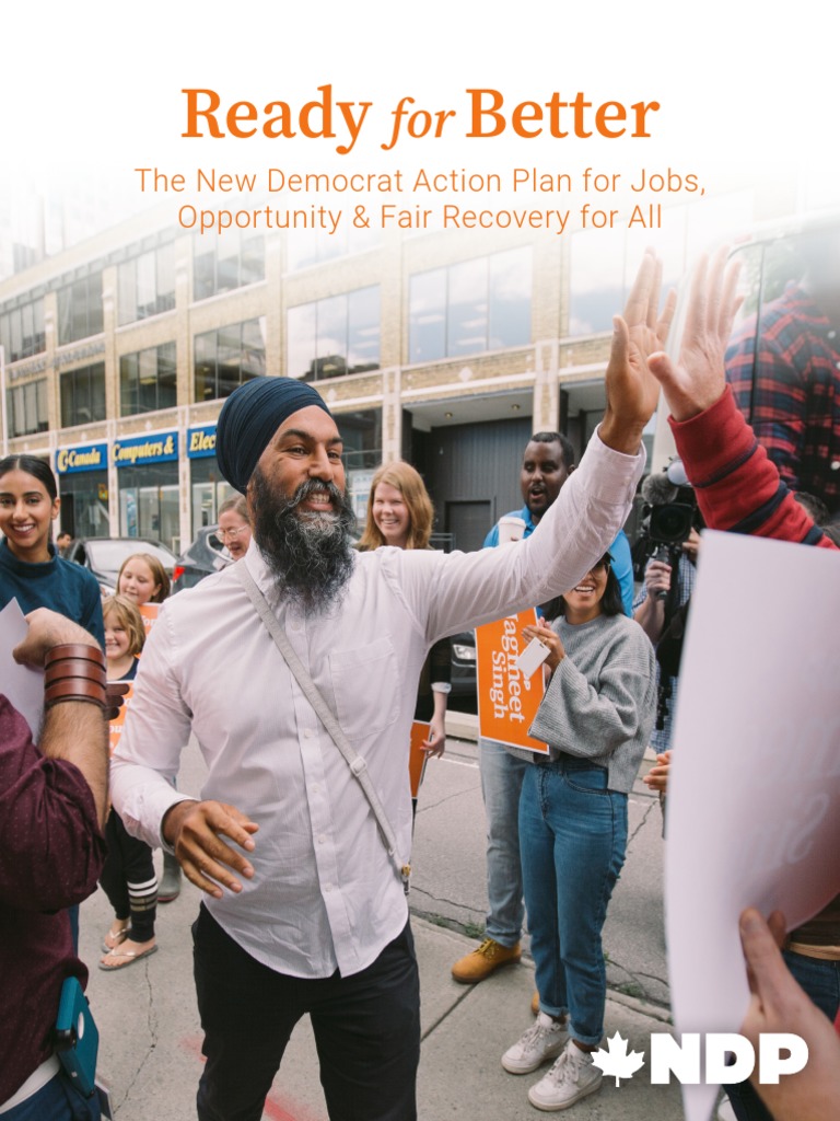 Ready For Better NDP 2021 Vision Summary | PDF | Justin Trudeau | Employment