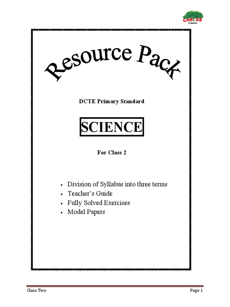 Science: Division of Syllabus Into Three Terms Teacher S Guide Fully ...
