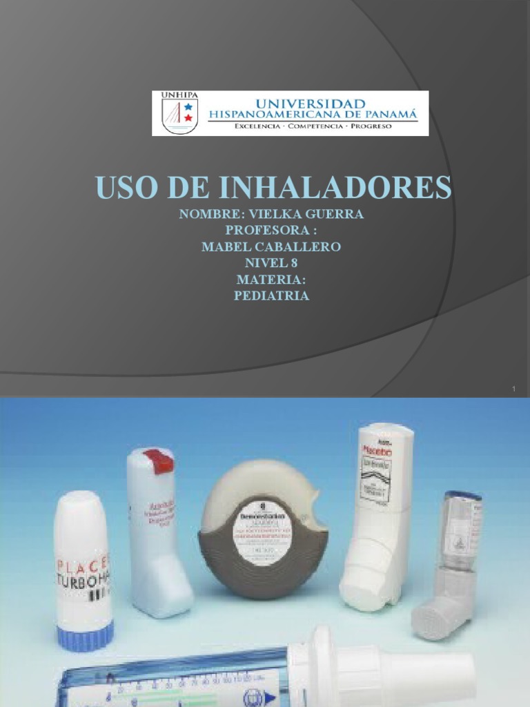 Uso de Inhaladores Ara | PDF | Medicamentos con receta | Asma