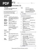 Live Beat 2 - Unit Test 02B | PDF | Sports | Swimming