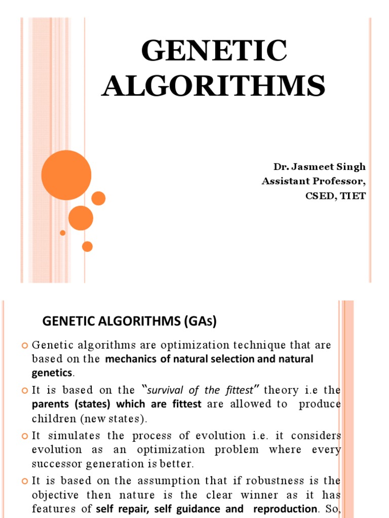 Genetic Algorithm | PDF | Genetic Algorithm | Natural Selection