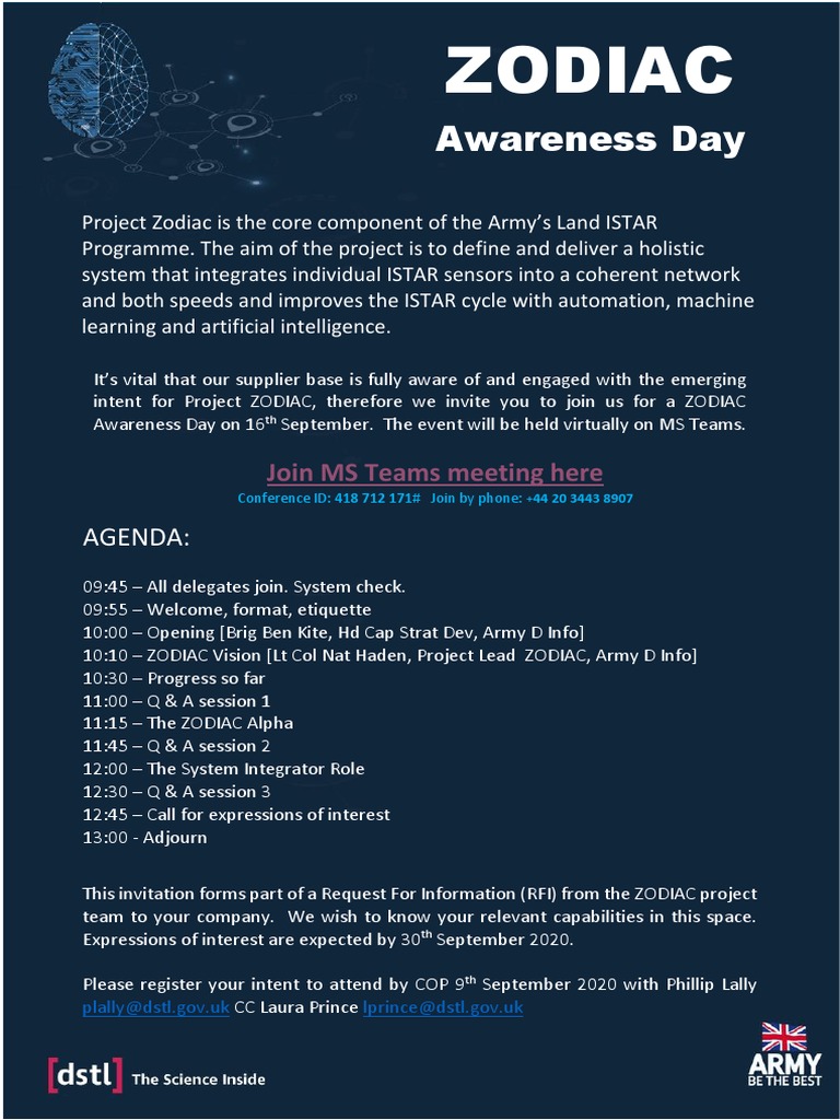 Zodiac Awareness Day Flyer Ceb1007474 | PDF