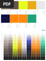 AutoCAD Color Index RGB Equivalents | PDF | Graphic Design | Image ...
