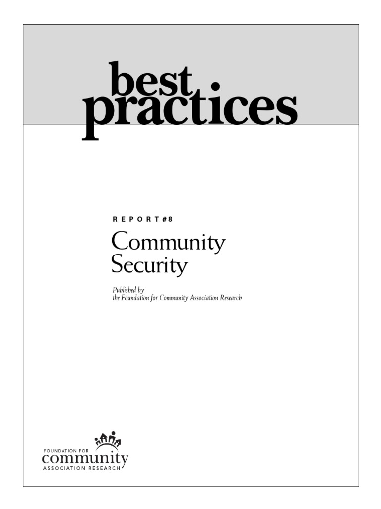 Best Practice Security-Report | Descargar gratis PDF | Security Alarm | Camera