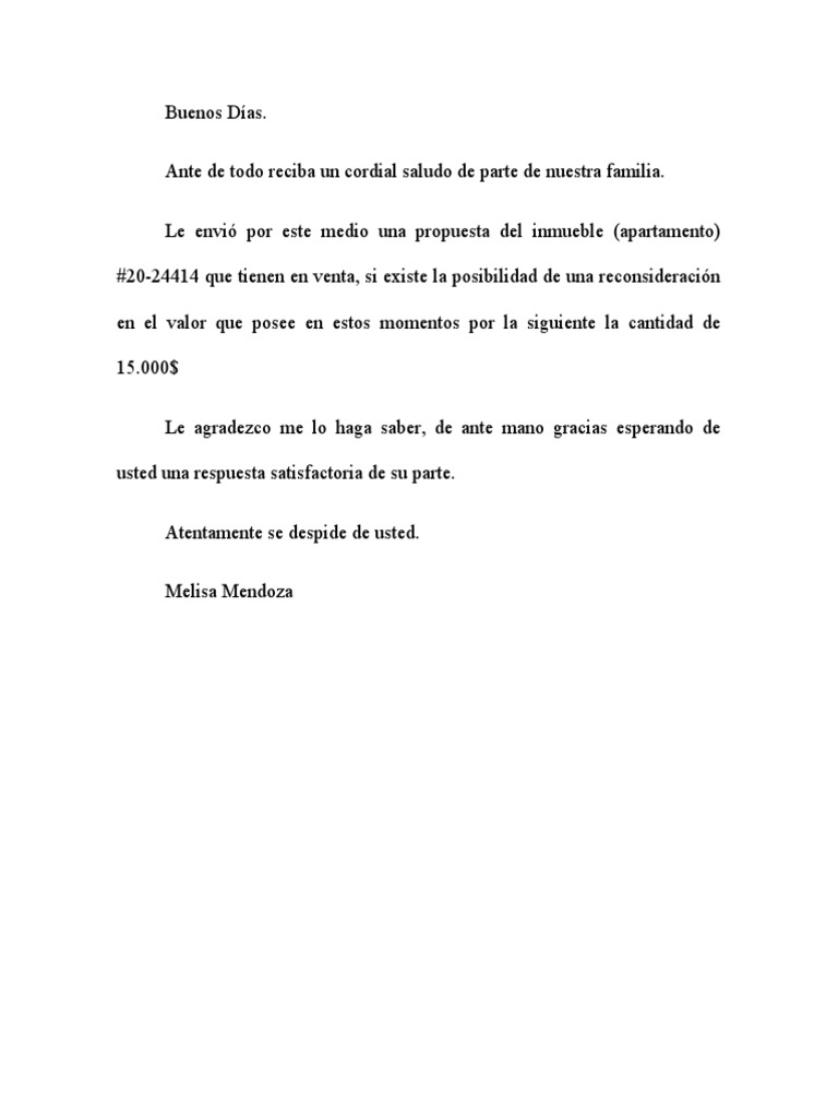 Propuesta de Compra | PDF