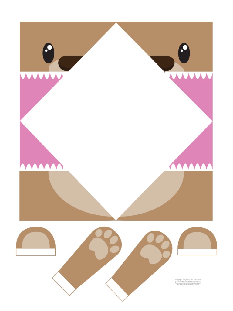 Cootie Catcher Forest Animals Color | PDF