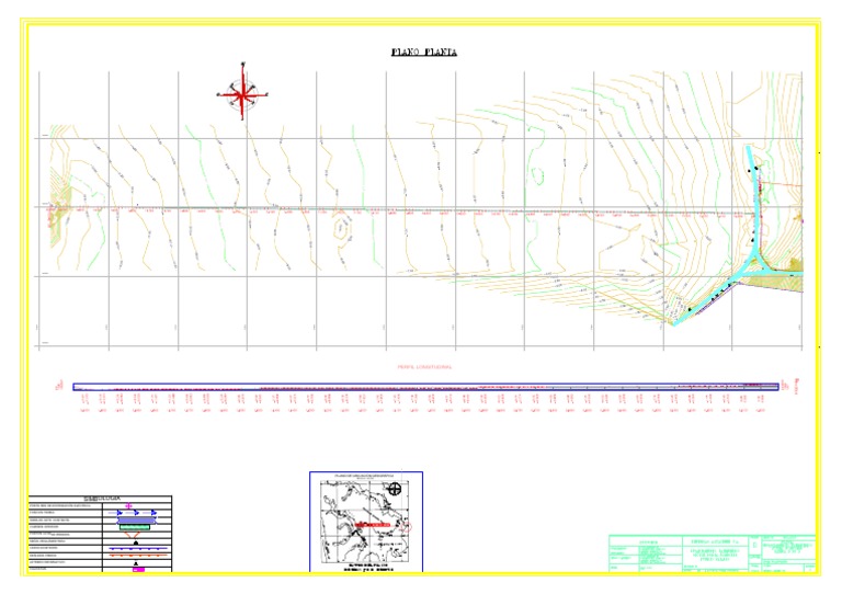 PLANO BATIMETRIA DUMESTRE V1-Layout1 | PDF | Geodesia