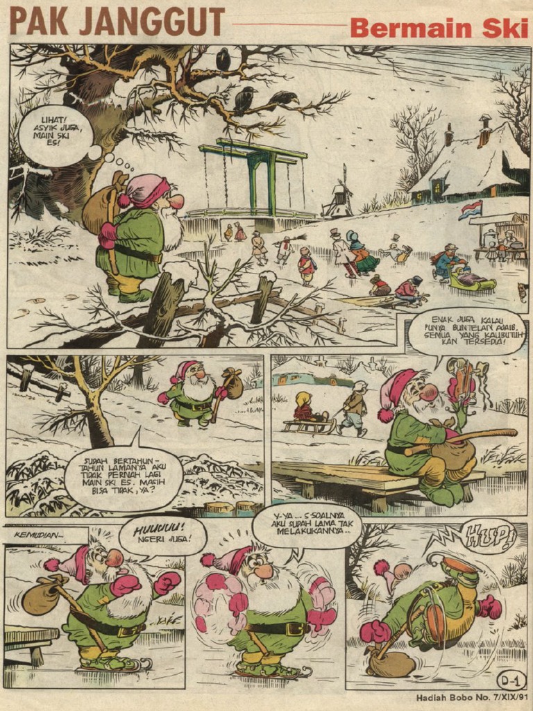 Pak Janggut - Bermain Ski | PDF