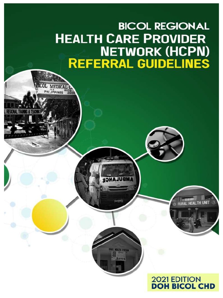 Bicol Regional HCPN Referral Guidelines | PDF | Health Care | Medical ...