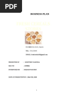 Tuck Shop Business Plan Contents Table | PDF | Pro Forma | Balance Sheet