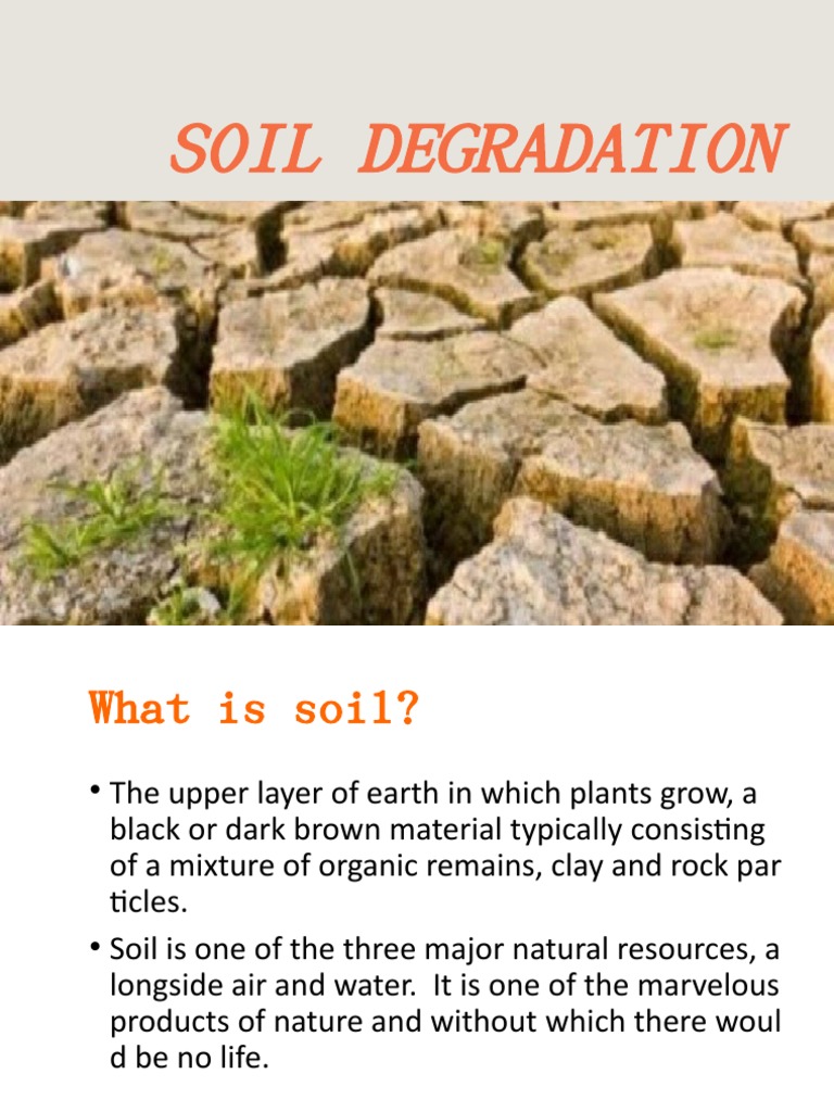 Soil Degredation | PDF | Soil | Environmental Degradation