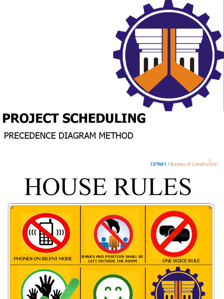 Project Scheduling: Precedence Diagram Method | PDF | Operations ...