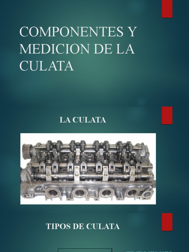 Componentes y Medicion de La Culata | PDF
