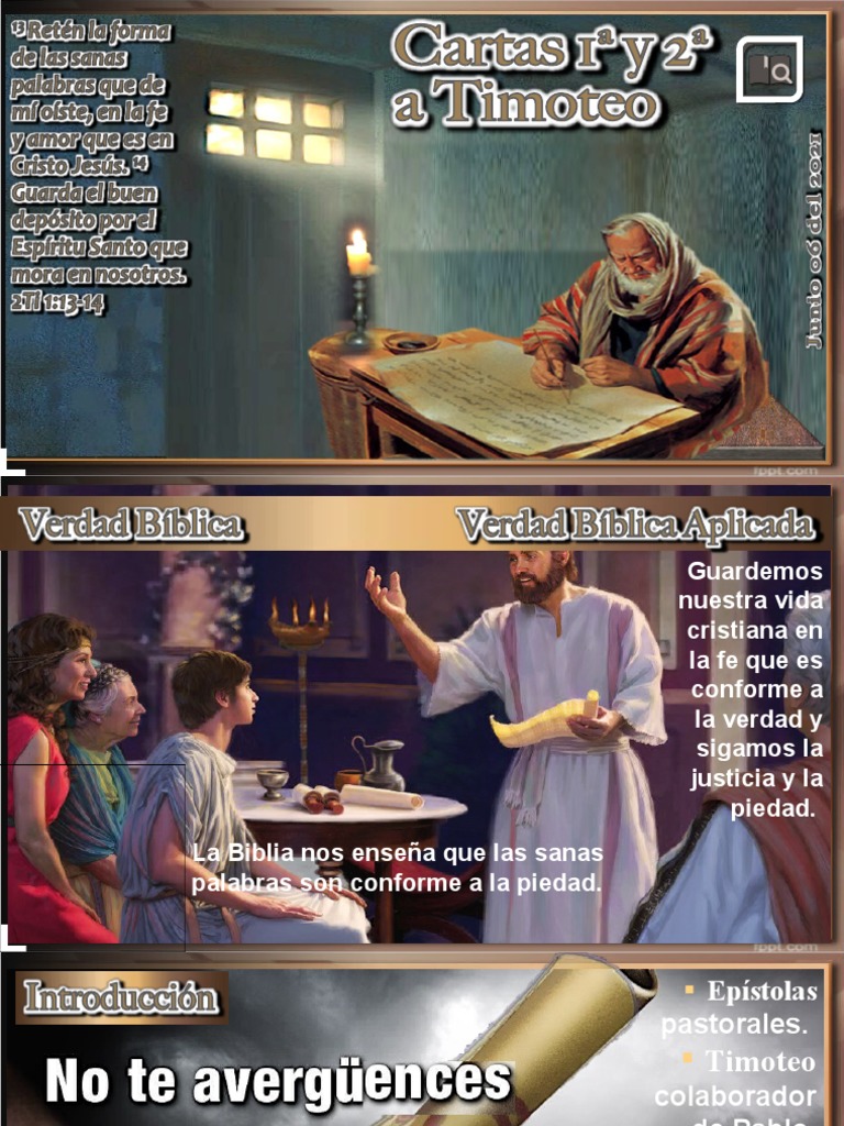 20210606-Cartas 1a y 2a A Timoteo | PDF | Pablo el apóstol | Apóstoles ...