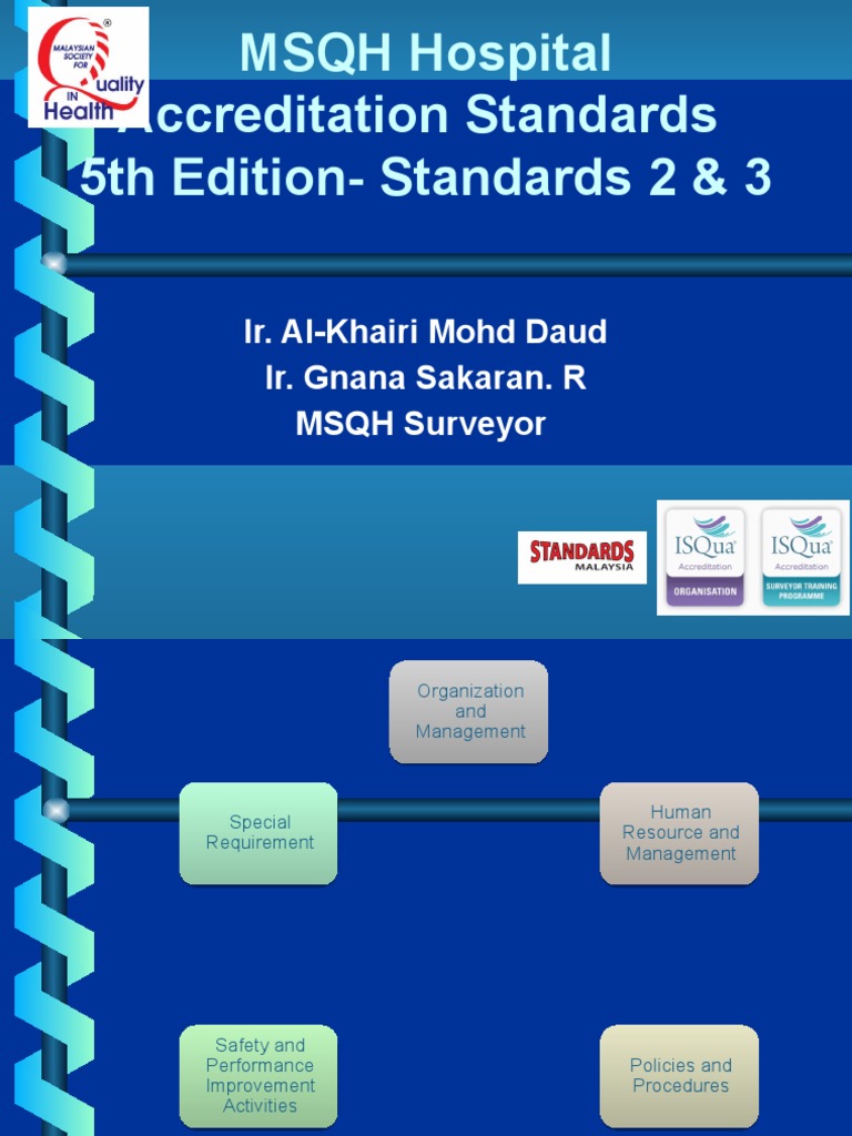MSQH 5th Editon Standards - 02 Final GS 17apr 2019 | PDF | Fire Safety ...