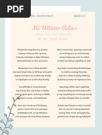 Ang Huling Paalam Ni Dr. Jose Rizal | PDF