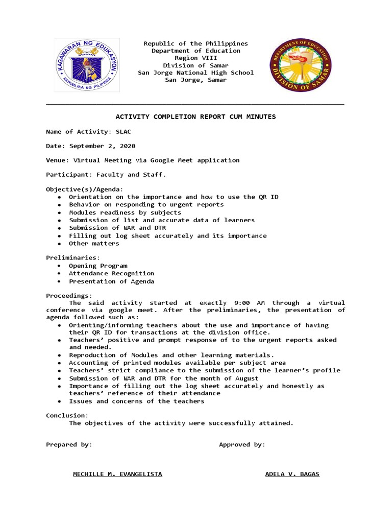 Orienting Teachers on Key Distance Learning Procedures: A Summary of ...