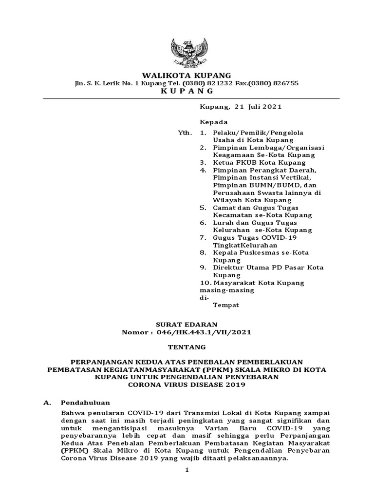 Se Walikota Kupang 046 | PDF