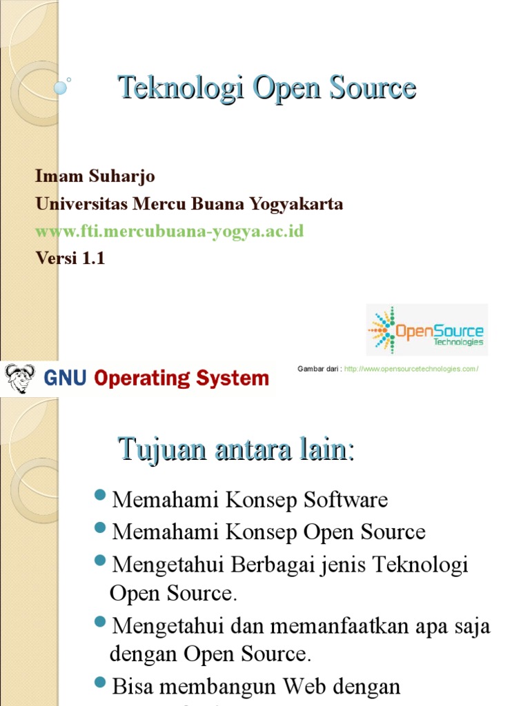 01 - Materi Teknologi Open Source1 | PDF