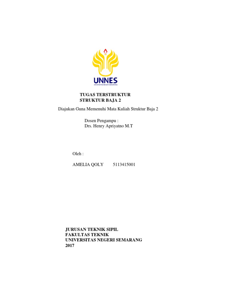 Dimensi Gable Frame dan Kolom Baja | PDF